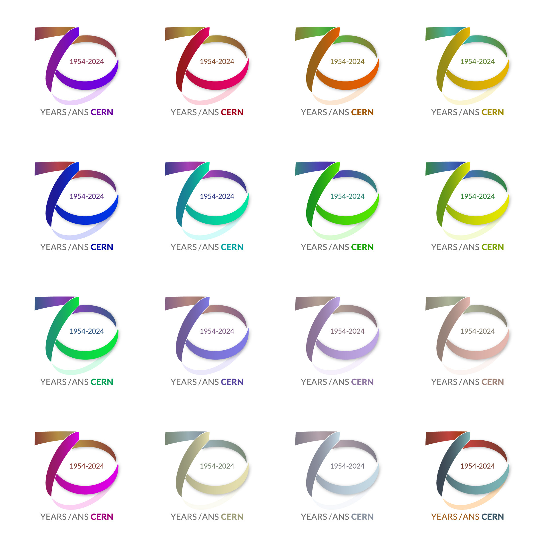 70yrs Logos | CERN Design Guidelines